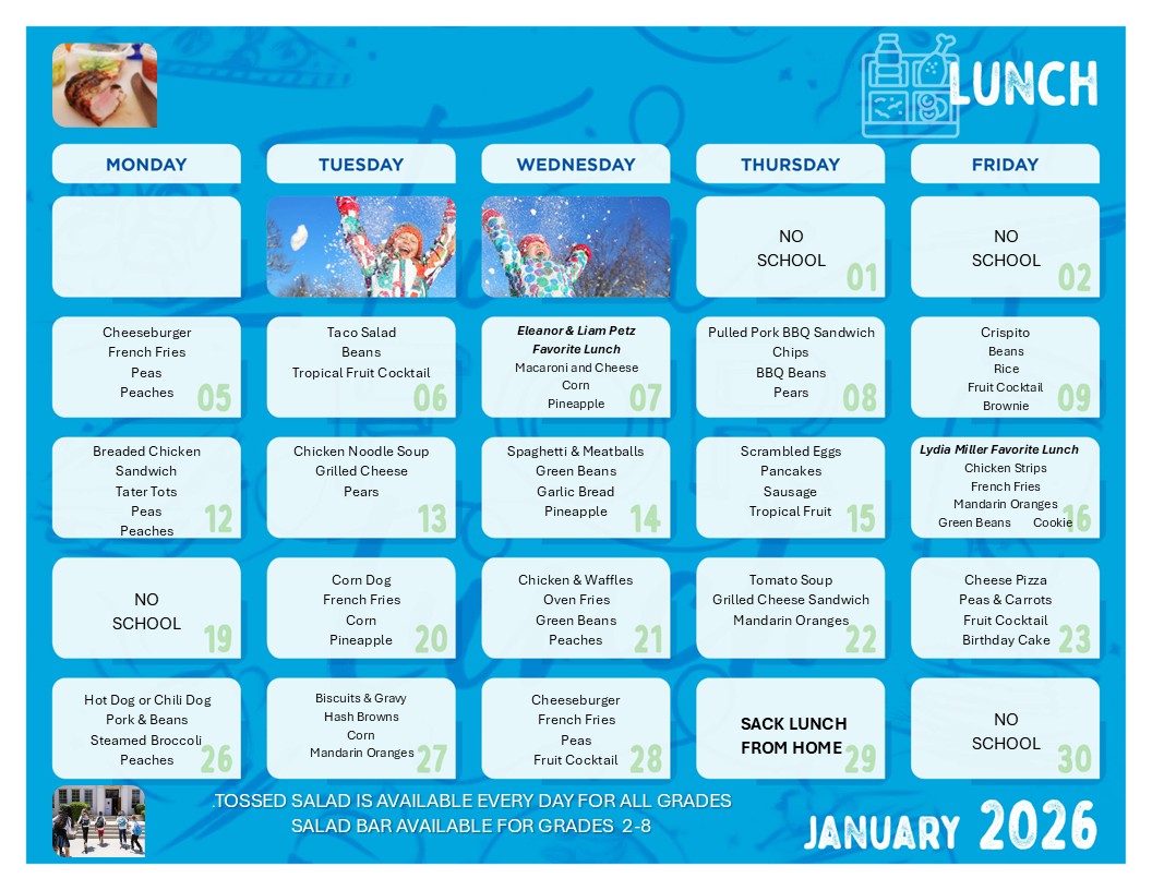 Lunch Schedule